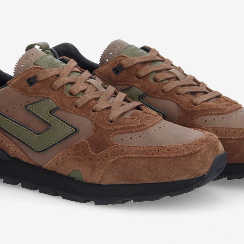 Men's sneakers - CAPE CODE RUNNER M - BROWN/OLIVE
